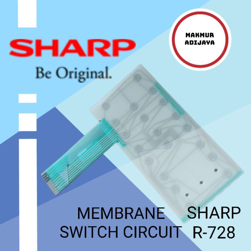 Original sharp R-728 Microwave touch circuit Membrane Switch | Shopee ...
