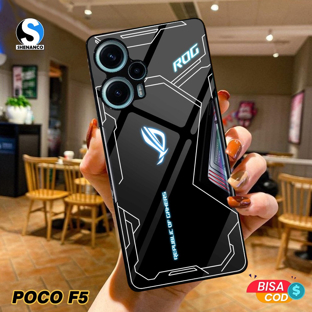 Latest Poco F5 F4 Case Fashion Case Gamers ROG 013 Image Casing Hp Case ...