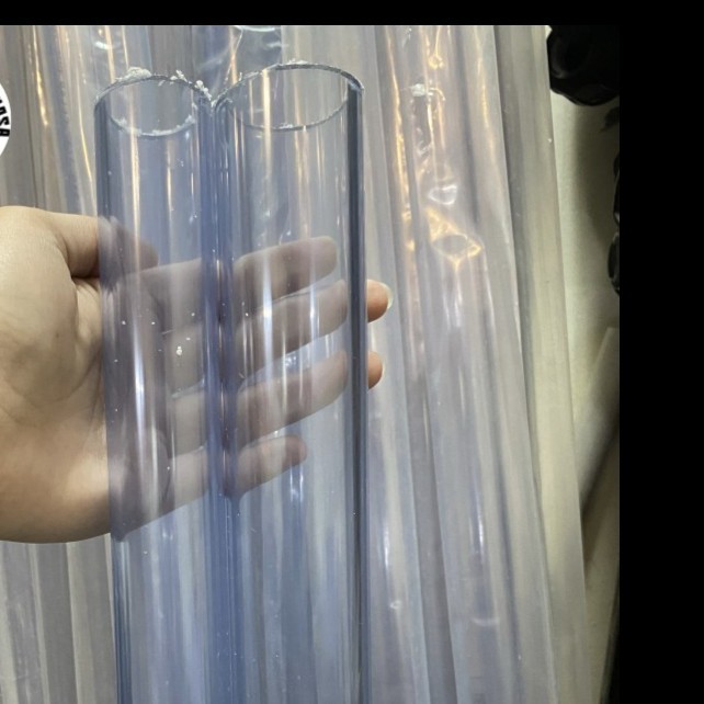 Clear PVC Pipe 1/2 inch 50 cm PVC SCH40 Clear Pipe Schedule 40 / Clear ...