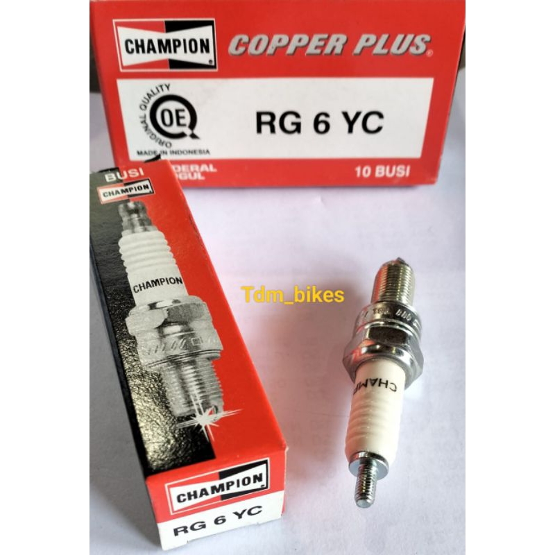Original Champion RG6YC spark plugs per 10pcs/1 box | Shopee Philippines