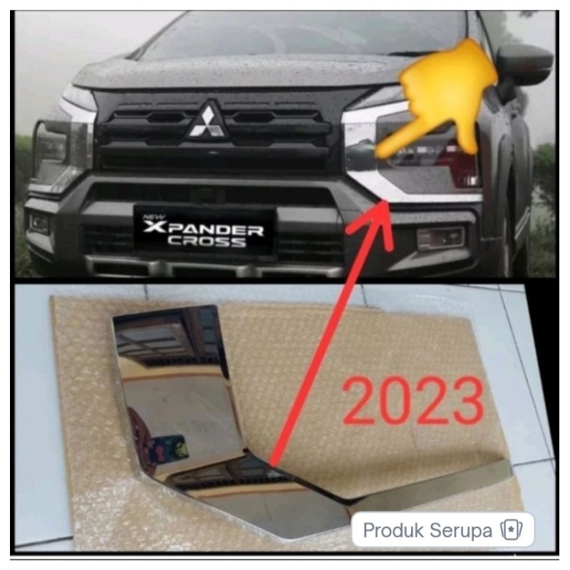 Xpander cross 2023 Front bumper garnish original | Shopee Philippines