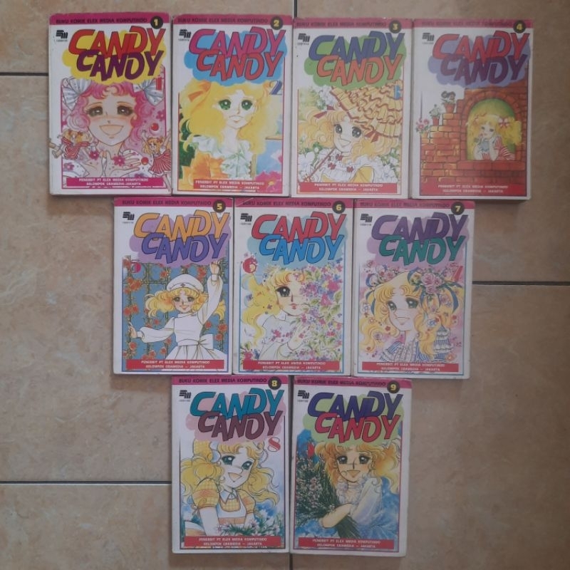 Comic Fullset Candy Candy 1-9 Complete Yumiko Ribrasi Kyoko Mizuki ...