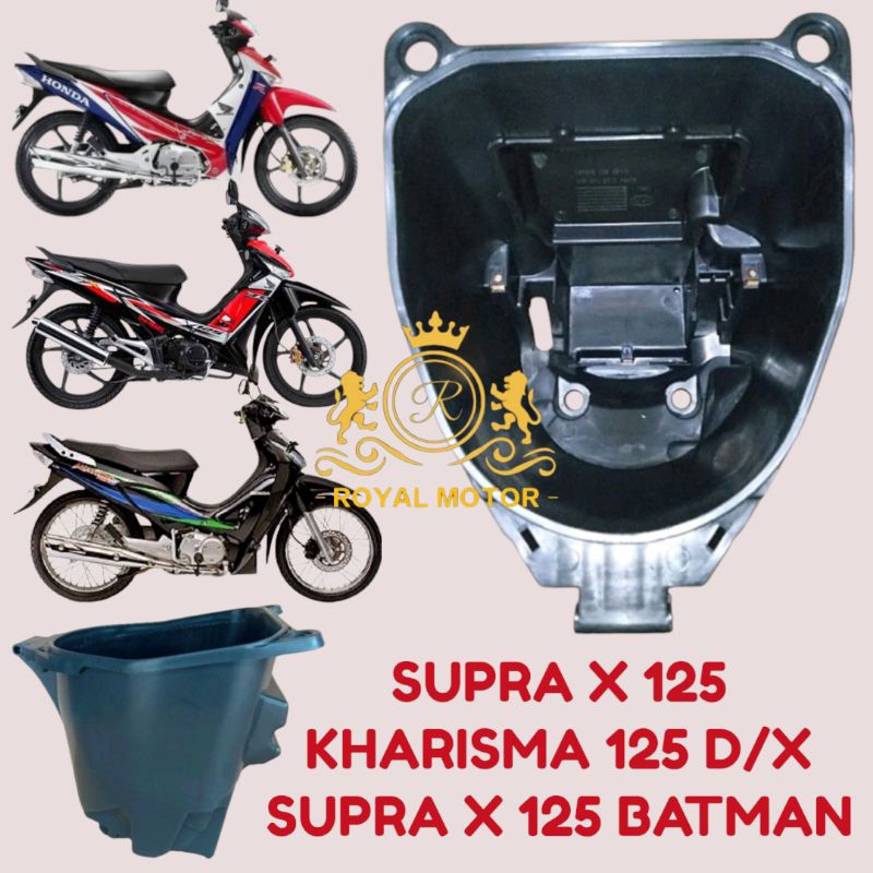 Helmet luggage box with seat for honda Supra X 125 kharisma DX Supra ...