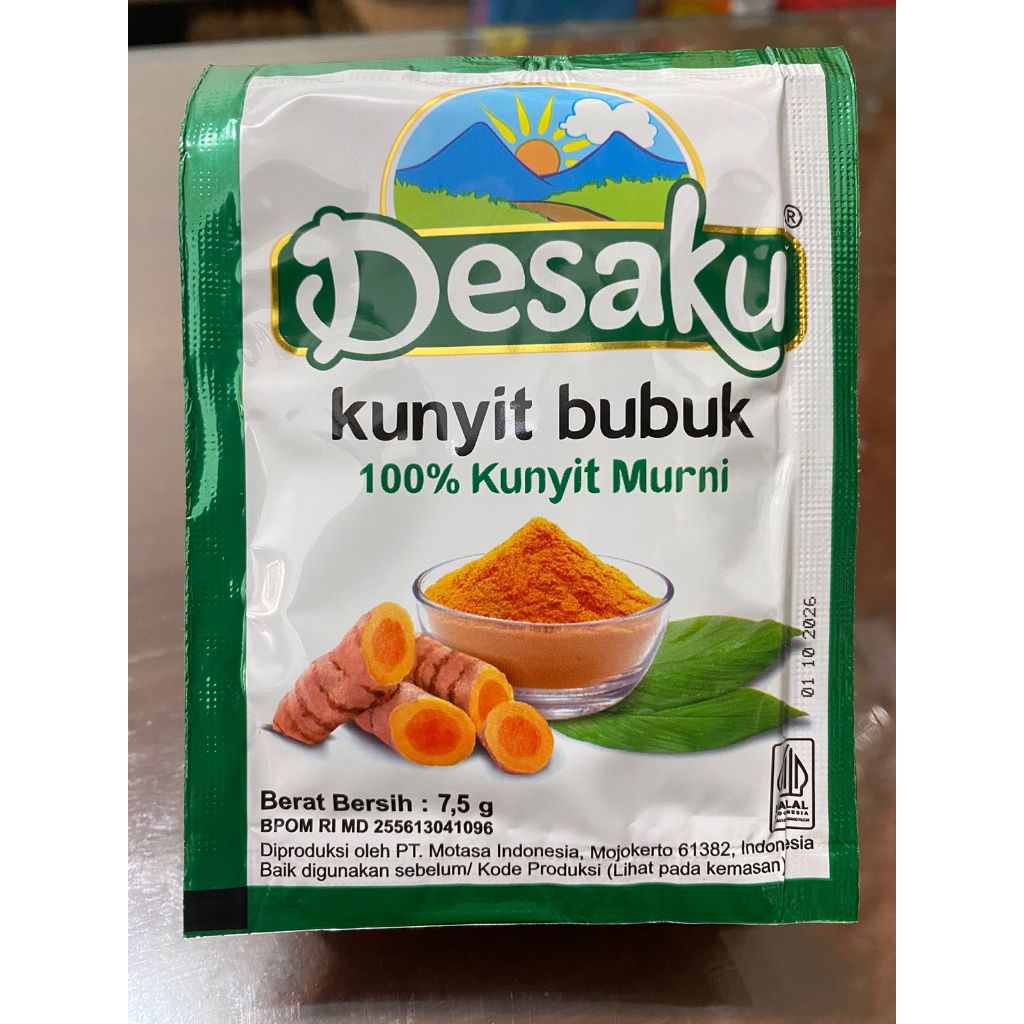 Desaku Turmeric Powder 5gram | Shopee Philippines