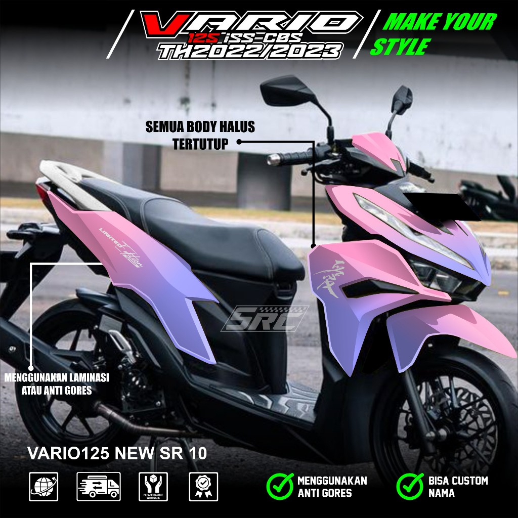 Full Body Decal Sticker Honda Vario New 125 Gen 2 2022 2023 2024 Decal ...