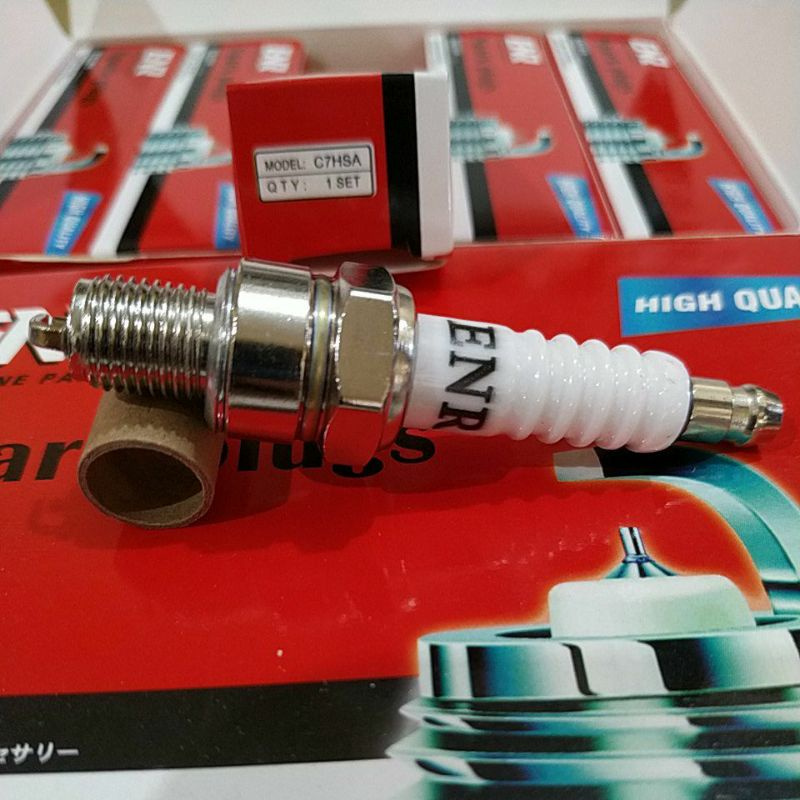 Spark Plugs ENR D6HS Contents 10pcs 1pack HONDA C90 S90 S90Z C70 Duck ...