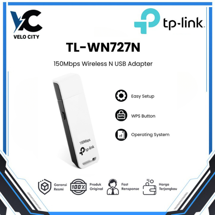 Tp Link WN727N Wireless USB Adapter 150Mbps TP-Link TPLink TL-WN727N ...