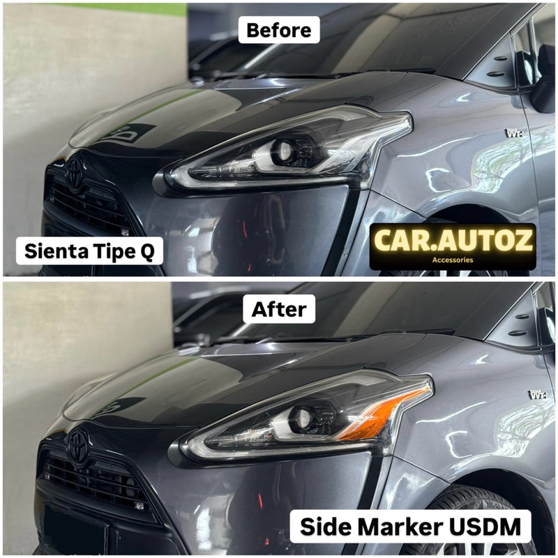 Sticker Side Marker Orange Headlight Toyota Sienta Type Q | Shopee ...