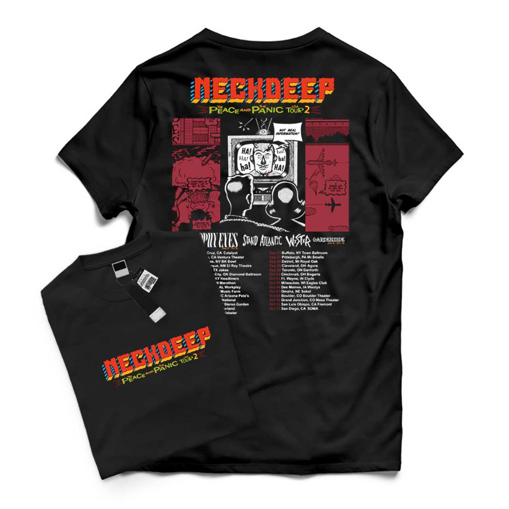 Neck DEEP T-shirt premium distro, POP-PUNK band T-shirt | Shopee ...