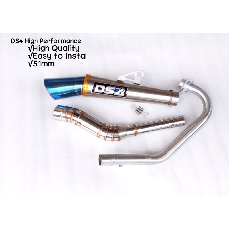 51mm universal Motorcycle Exhaust muffler Pipe 1 set conical Ds4 for ...