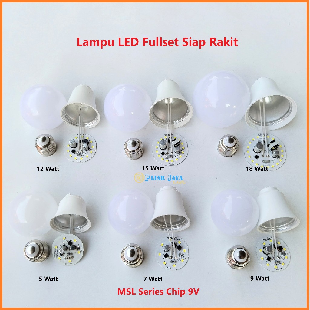 Led Light Package Ready To Assemble 5 7 9 12 15 18 25 30 40 50 Watt MSL ...