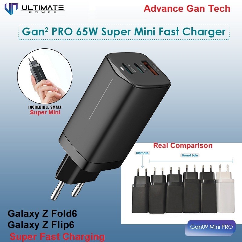 Charger Galaxy Z Fold6 Fold 6 Z Flip6 Super Fast Charging 65W Ultimate ...