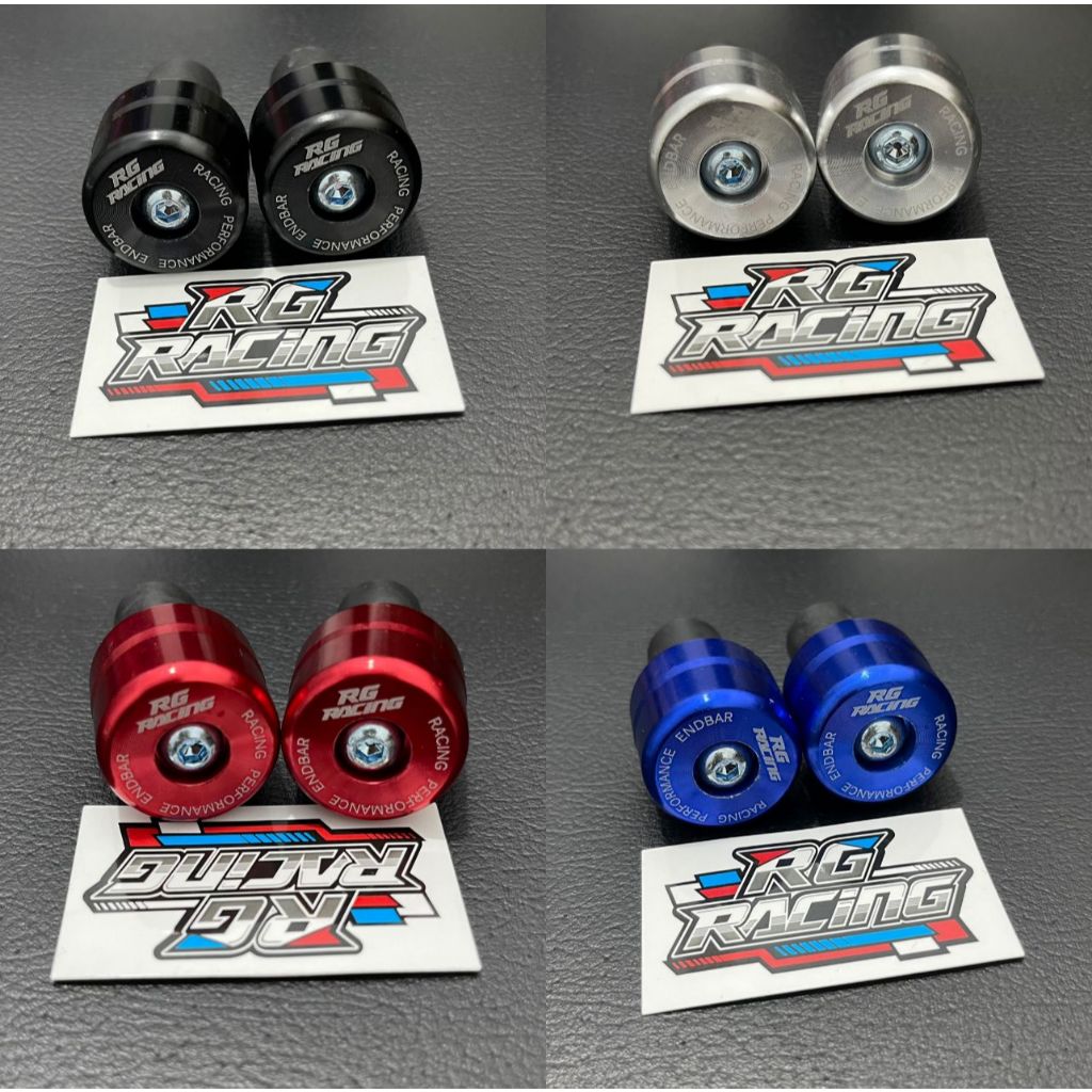 Pm Motorcycle RG Jalu Handlebar end bar Original cnc Brand RG-racing ...