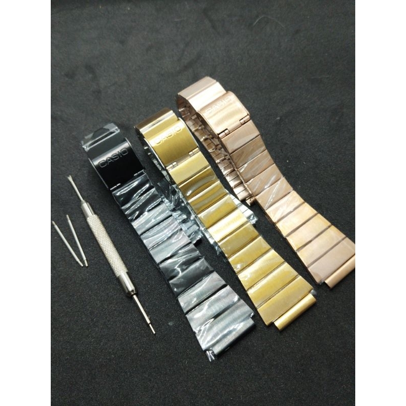Casio Watch Strap Size 18mm Casio Watch Chain Strap W218H F91 F200 ...