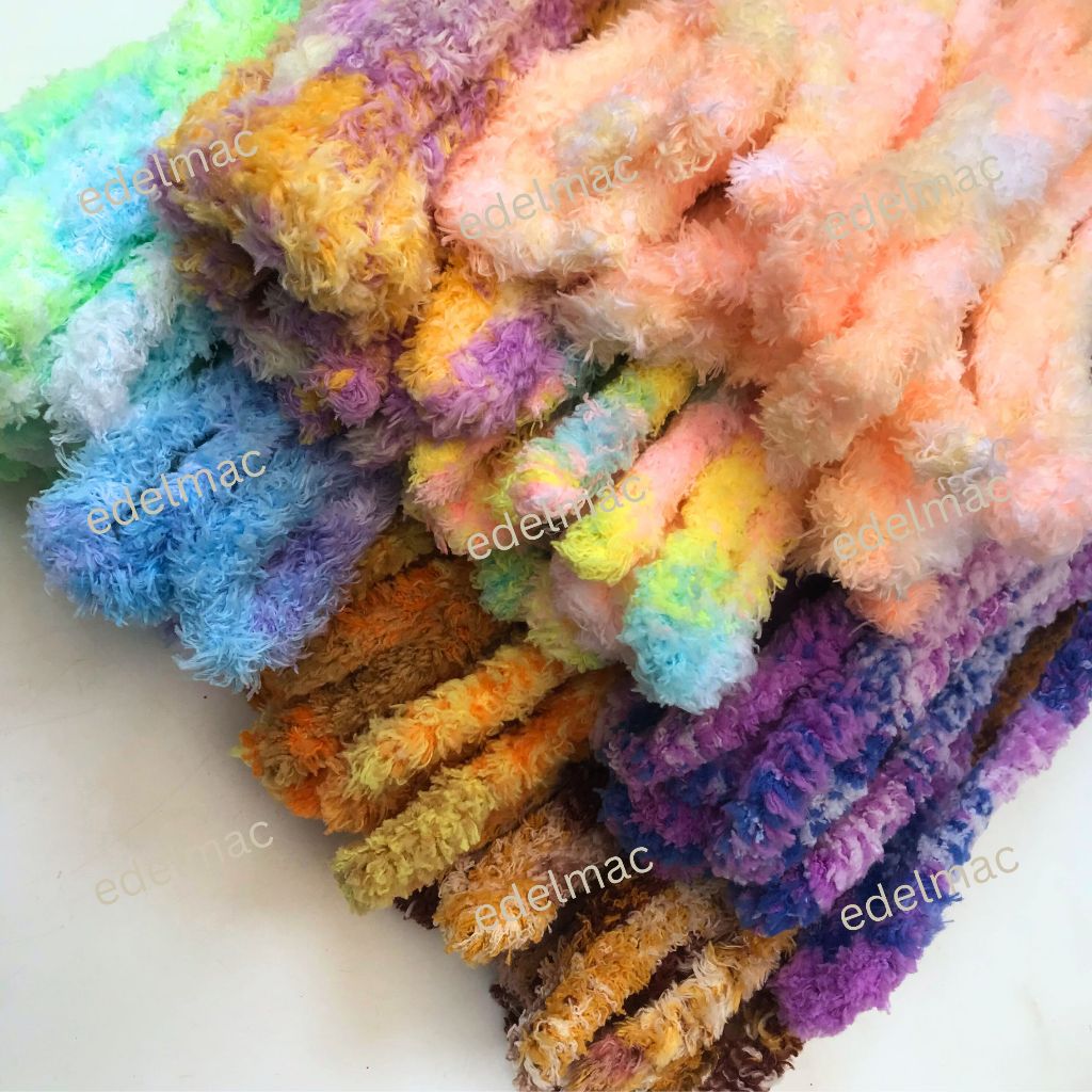 Colorful Wool Feather Wire Craft Material Super Chunky Pipe Cleaner ...
