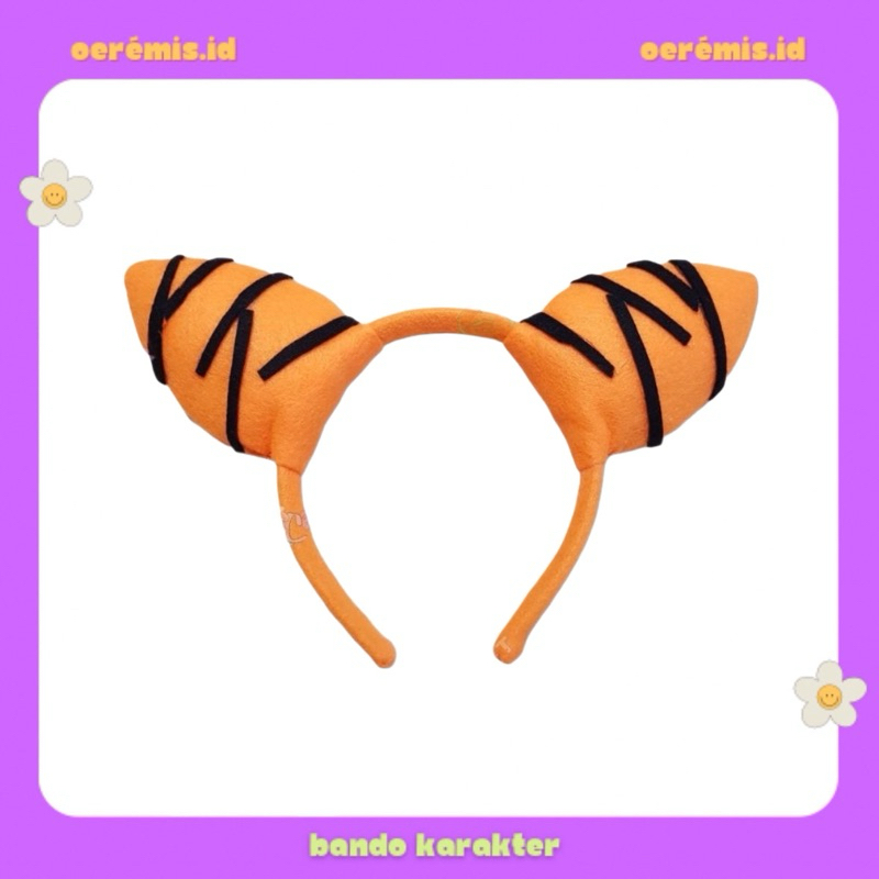 Tiger CHARACTER HEADBANDS / TIGER ANIMAL HEADBANDS / TIGER HEADBANDS ...