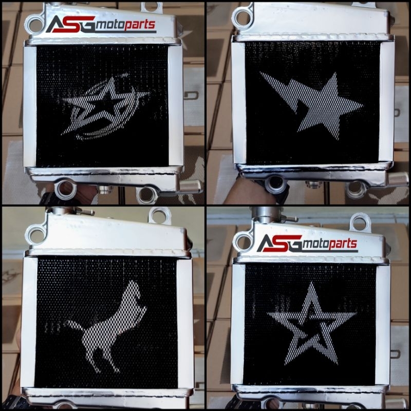 Racing Style Aerox Vario Nmax Radiator Net Cover (Net + Clamp Plate ...