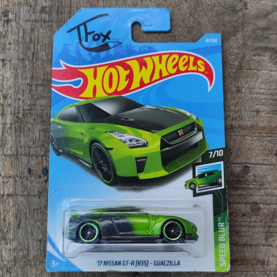 Hotwheels 17 Nissan GTR R35 Guaczilla | Shopee Philippines