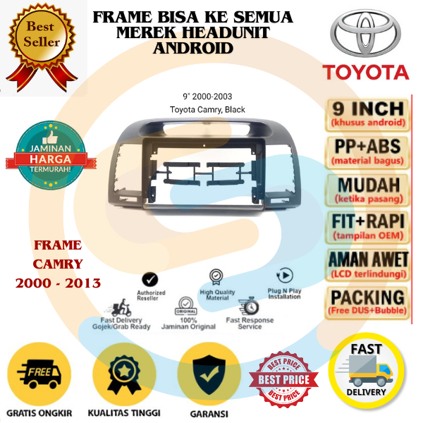 Toyota Camry 2000-2005 sosm 9 inch android headunit Frame | Shopee ...