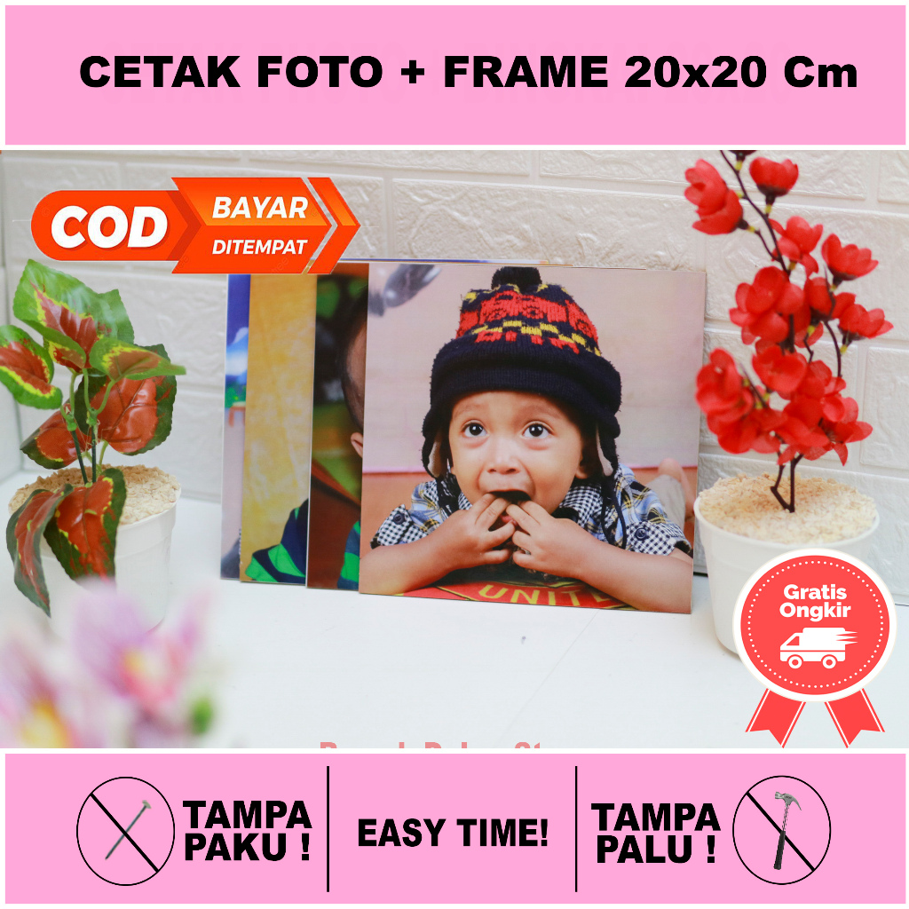 Print Photo Frame 8r 20x20cm 6pcs | Shopee Philippines