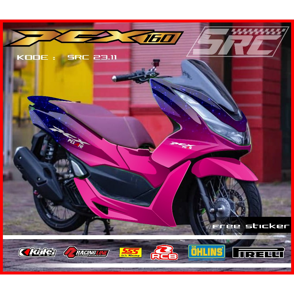 Full Body Decal Sticker Honda Pcx 160 2021 2022 2023 2024 Pcx 160 ...