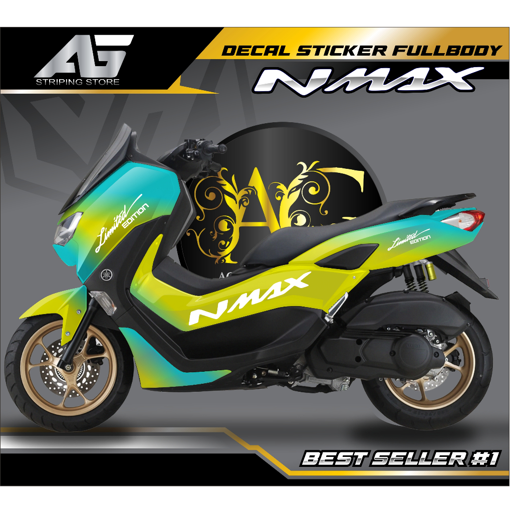 Nmax full body decal Sticker- full body nmax Sticker new/old Simple ...
