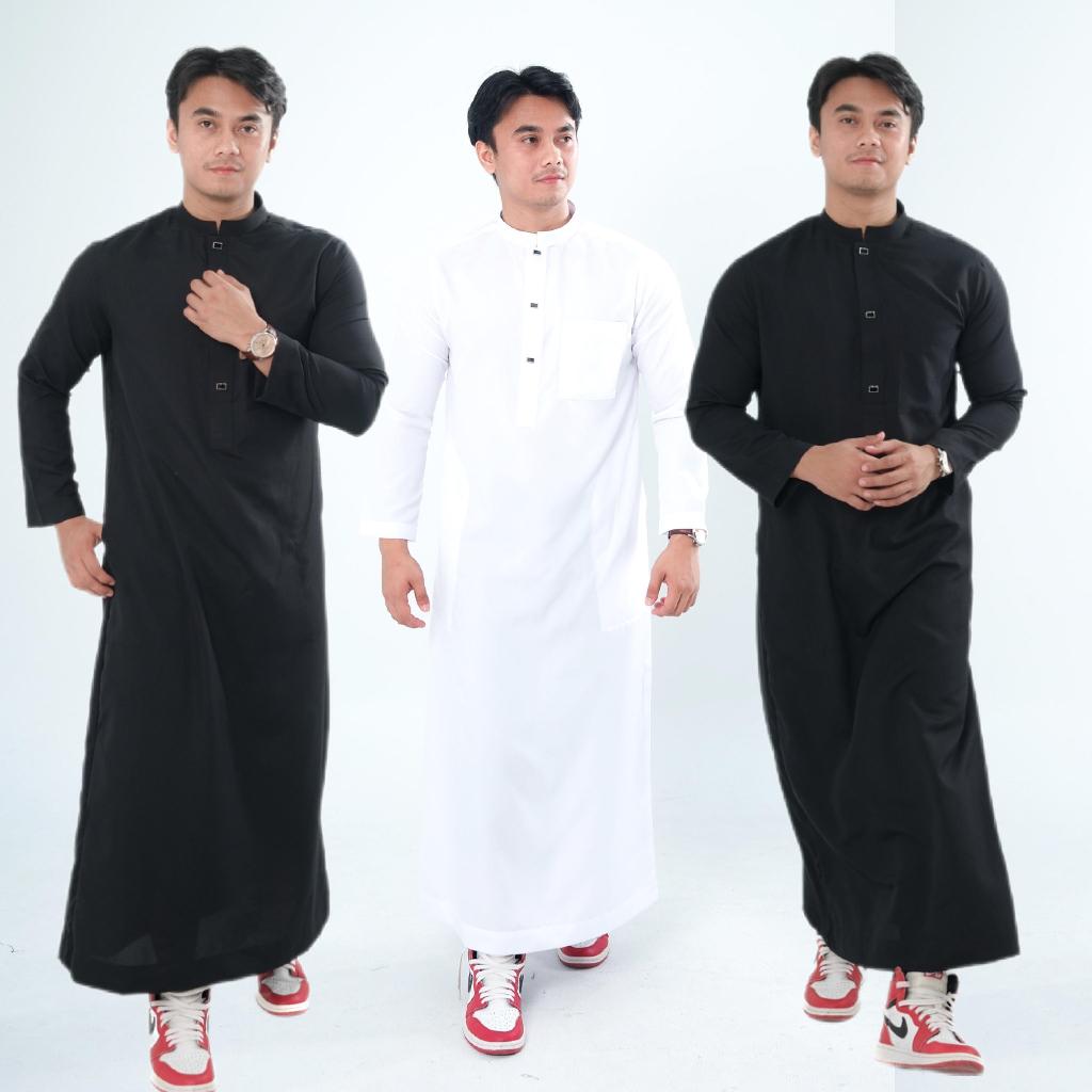 Slimfit Men's Robes Men's Longlegs muslim Men's gamis Robes jubbah ...