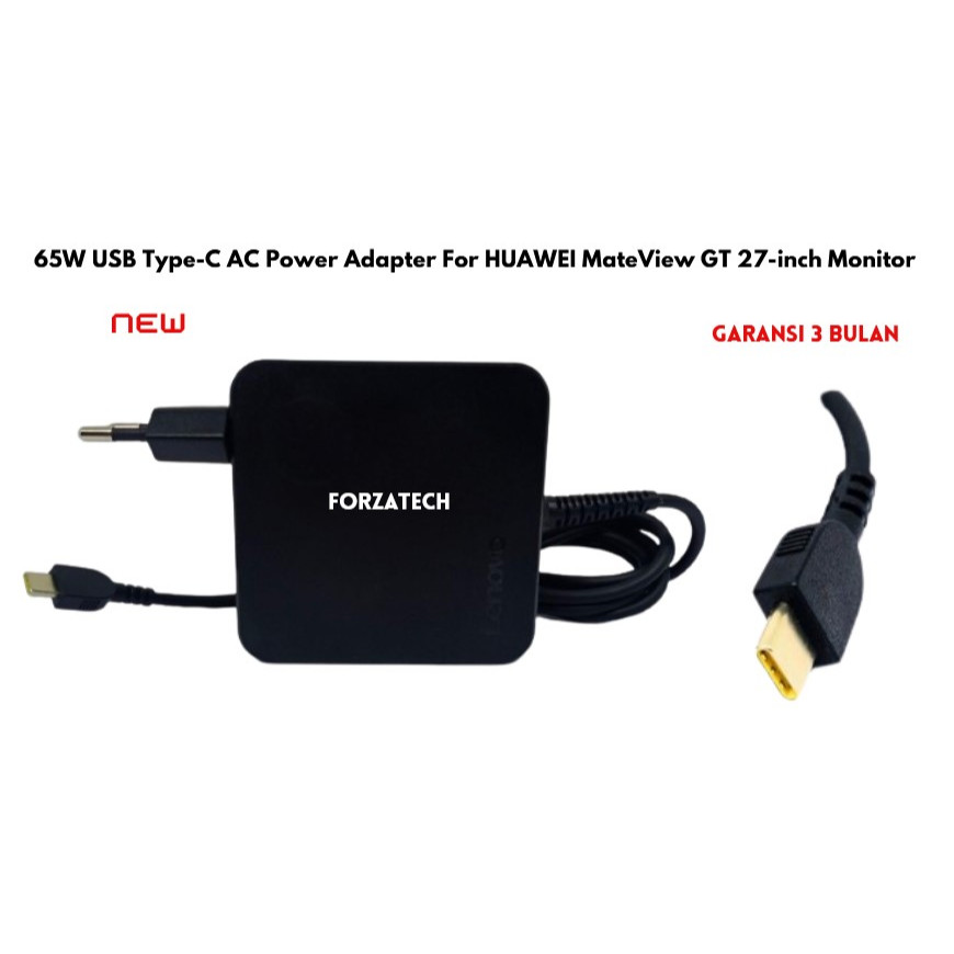Ready AC Power Adapter 65W USB Type-C For HUAWEI MateView GT 27-inch ...