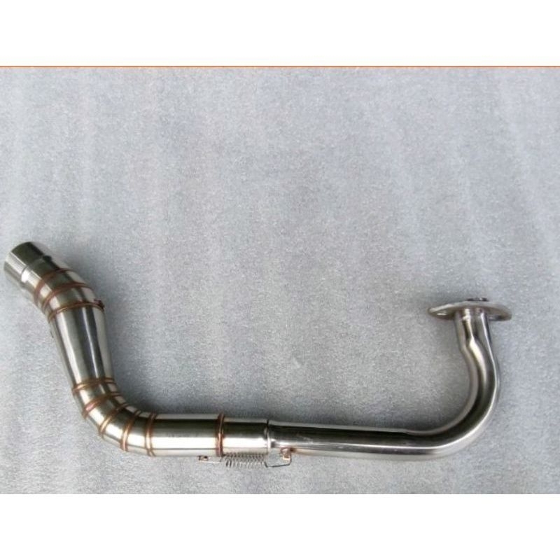 Exzozoz Stainless Open pipe Big Elbow Mio sporty Mio i 125 Mio soulty ...