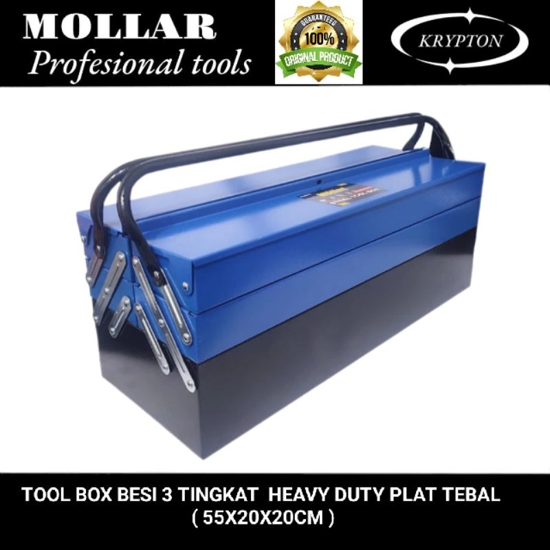 Tool box Iron 3 Levels heavy duty (Thick Iron Plate) | Shopee Philippines