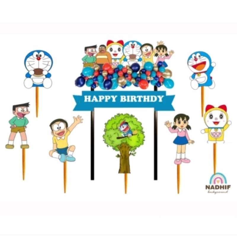 Doraemon topper/doraemon cake decoration | Shopee Philippines