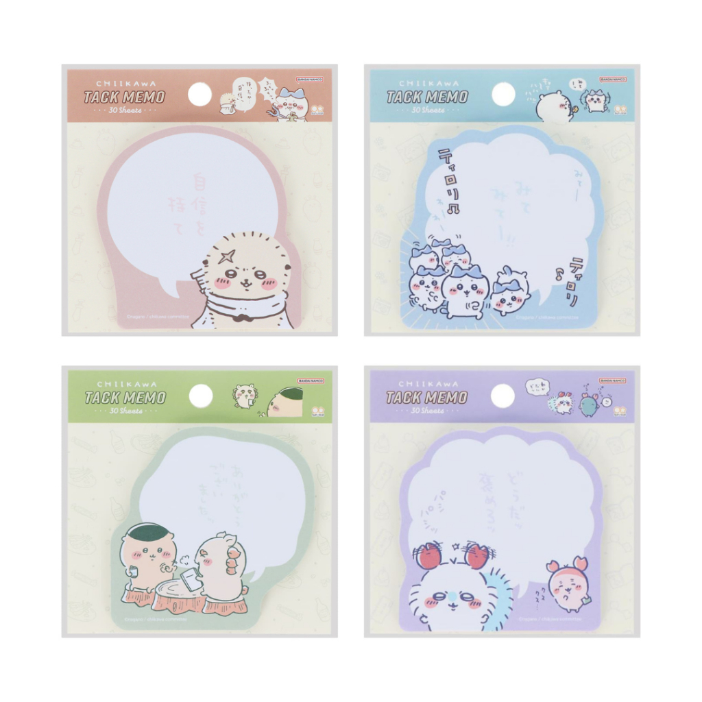 Tack Memo Sticky Note Chiikawa Comic Scene Rakko Hachiware Kurimanju ...