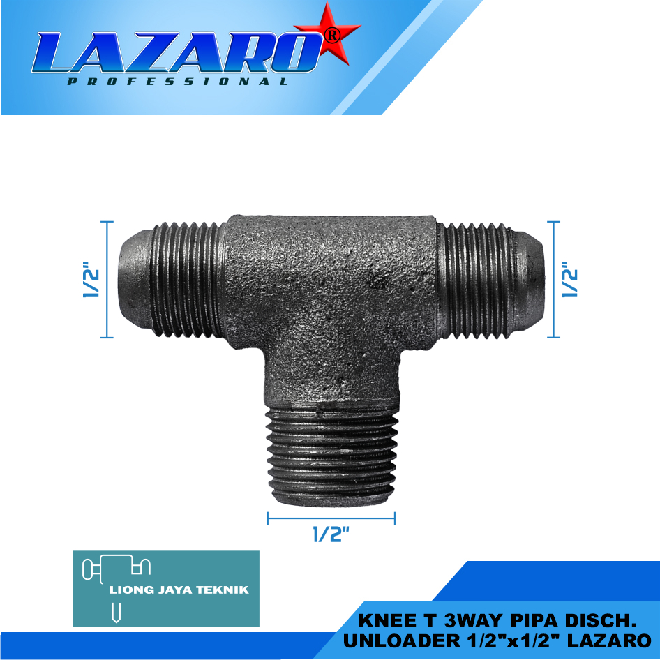 Knee T 3way Disch Pipe. Unloader 1/2"x1/2" Lazaro | Shopee Philippines