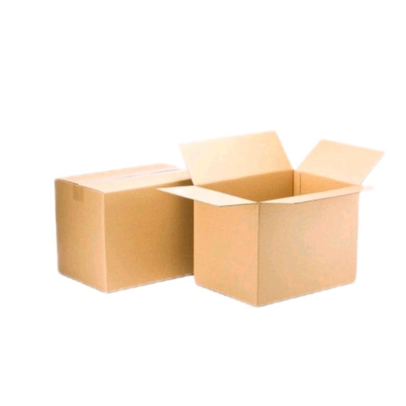 45x45x45 cm plain double wall cardboard packing large corrugated kraft ...