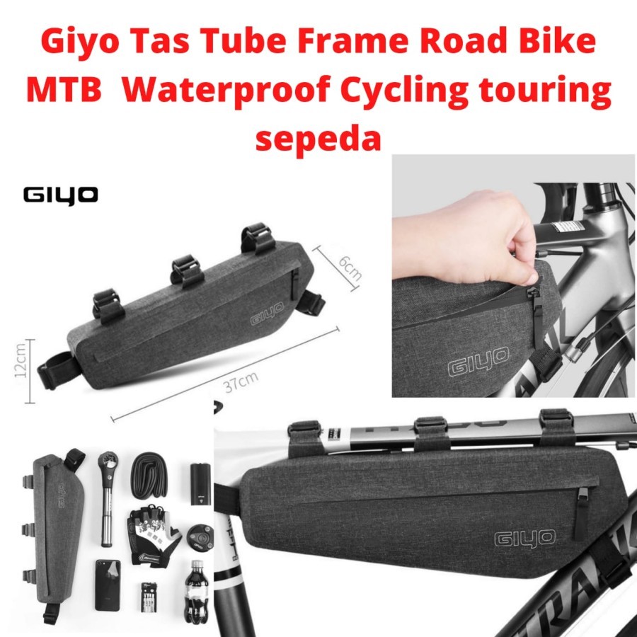 Giyo Tube Frame Road Bike Bag MTB Gravel Waterproof Cycling touring ...