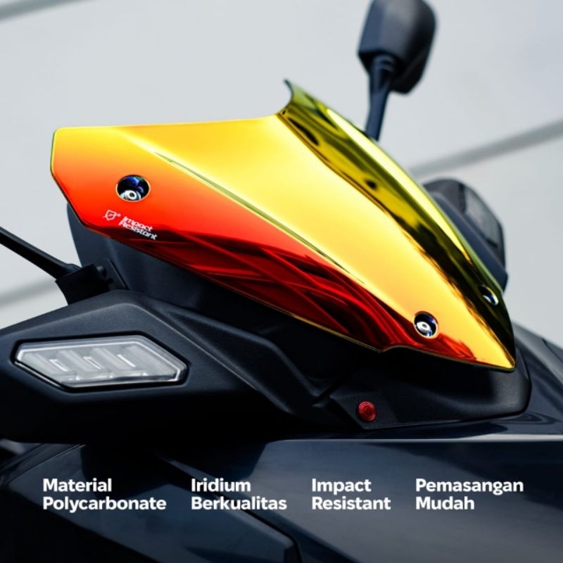 Nemo Windshield visor yamaha Xmax Connected 2023-2024 type sporty ...