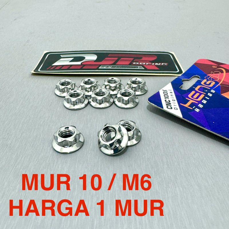 Mur 10 M6 PROBOLT STAINLESS GEAR model GLOSSY original HENG THAILAND ...