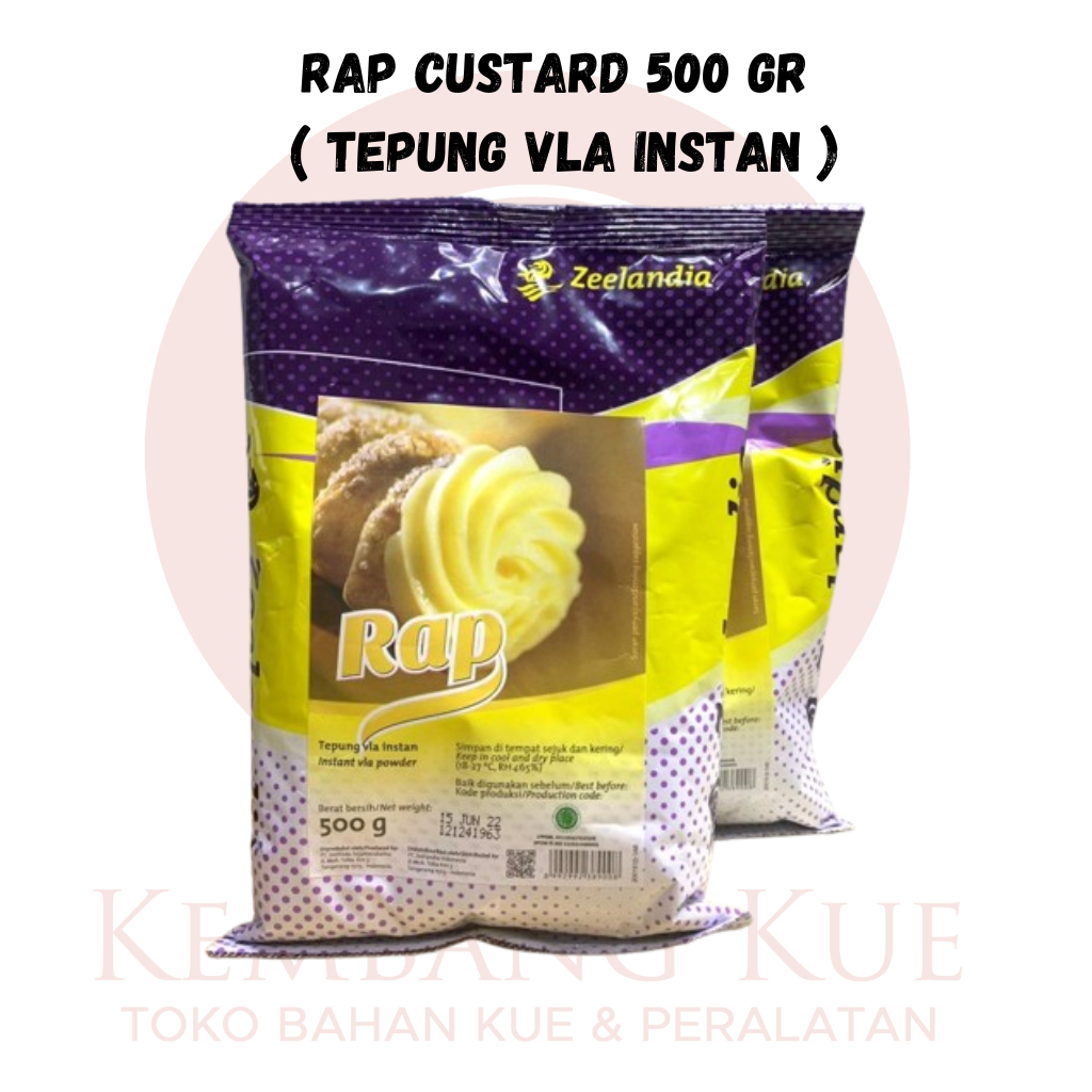 Zeelandia Rap Custard Instant Vla Flour 500 Grams/Custard Powder {Cake ...