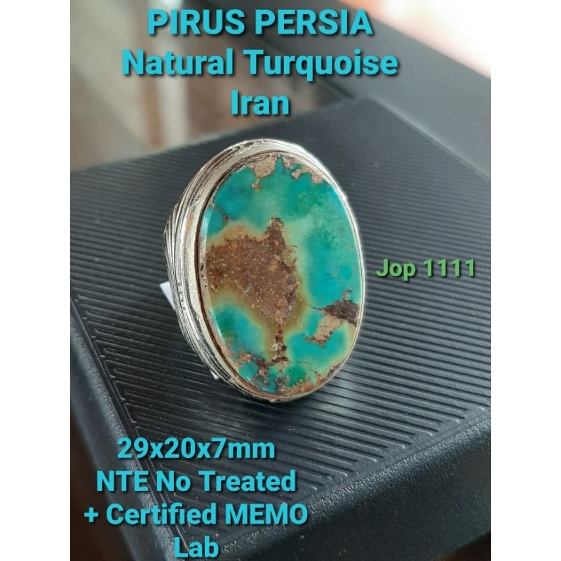 Persian PIRUS Natural TURQUOISE IRAN NTE No Treated + MEMO Lab ...