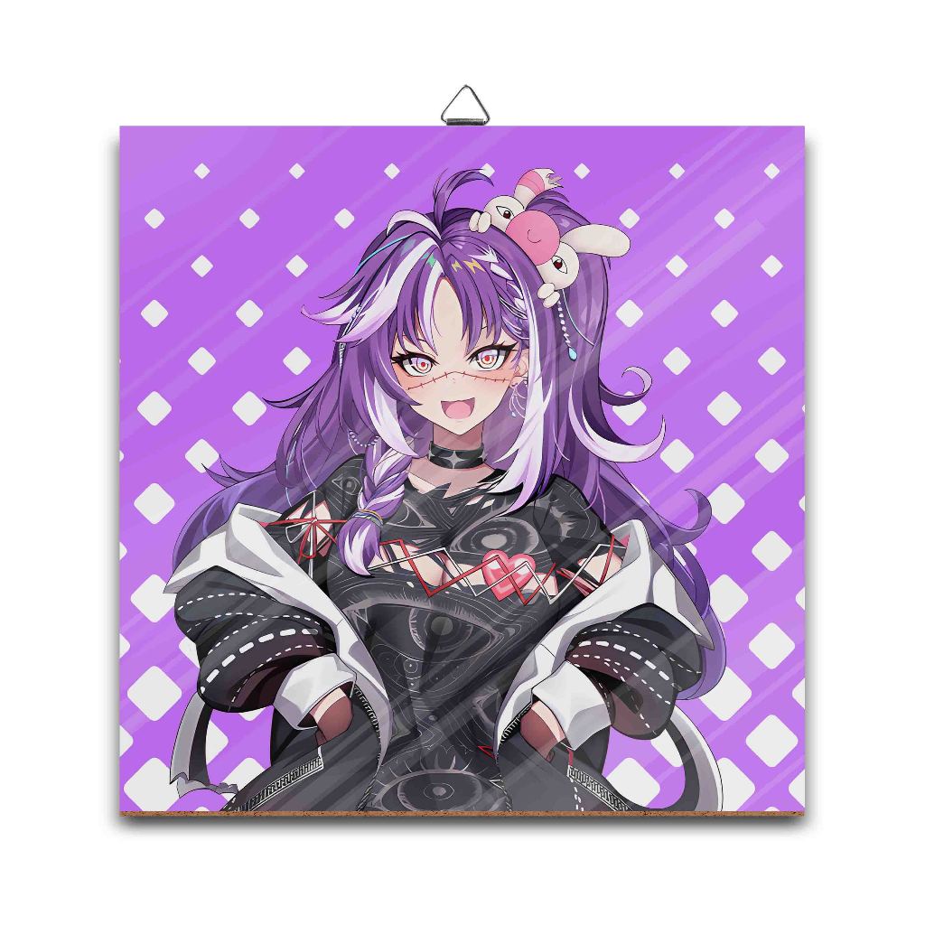 KAYU Vtuber VSHOJO MICHI MOCHIEVEE anime Wooden Wall Poster - VSHOJO ...