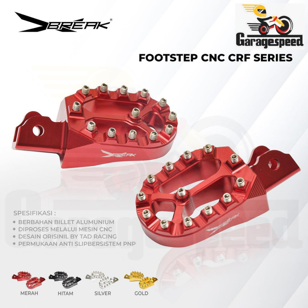 Front Footstep Front Foot Step CNC CRF 150 Xbreak | Shopee Philippines