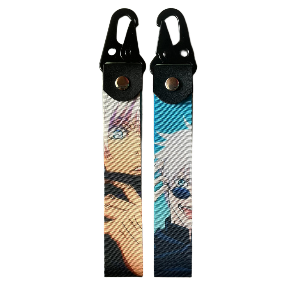 Jujutsu kaisen gojo satoru anime keychain - anime carabiner webbing ...