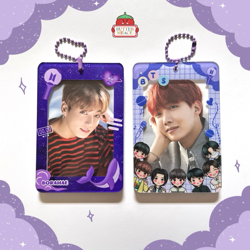 BTS Photocard Holder | BTS graphics | PC Holder BTS double side ...