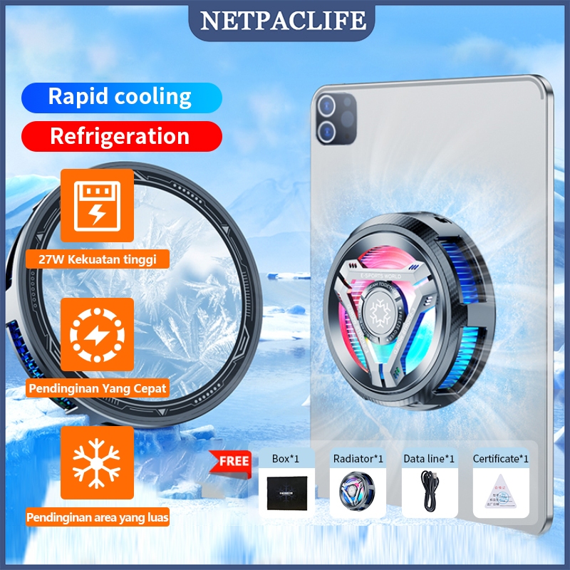 Netpac LIFE X77 Tablet Radiator Gaming Cooler Type-c Interface Fan ...