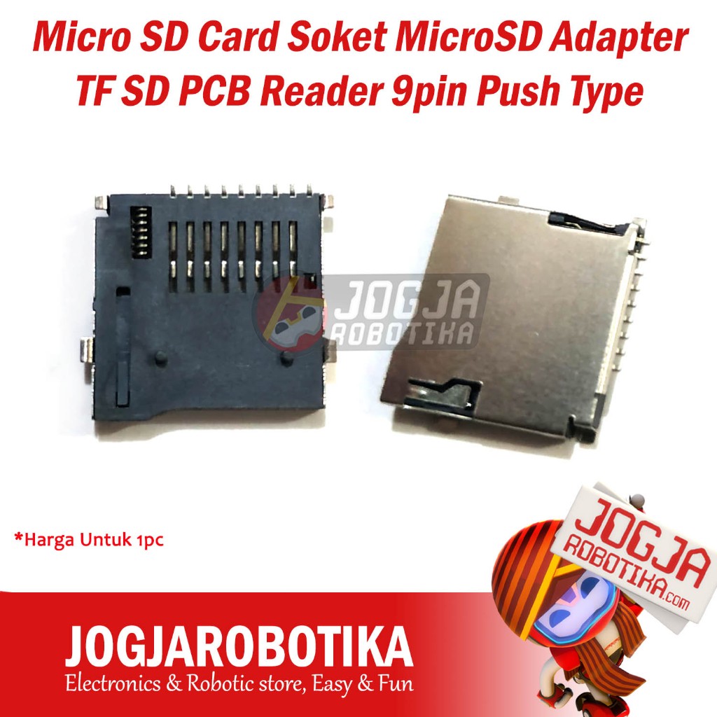 Micro SD Card Socket MicroSD Socket Adapter TF TransFlash SD 9p PCB ...
