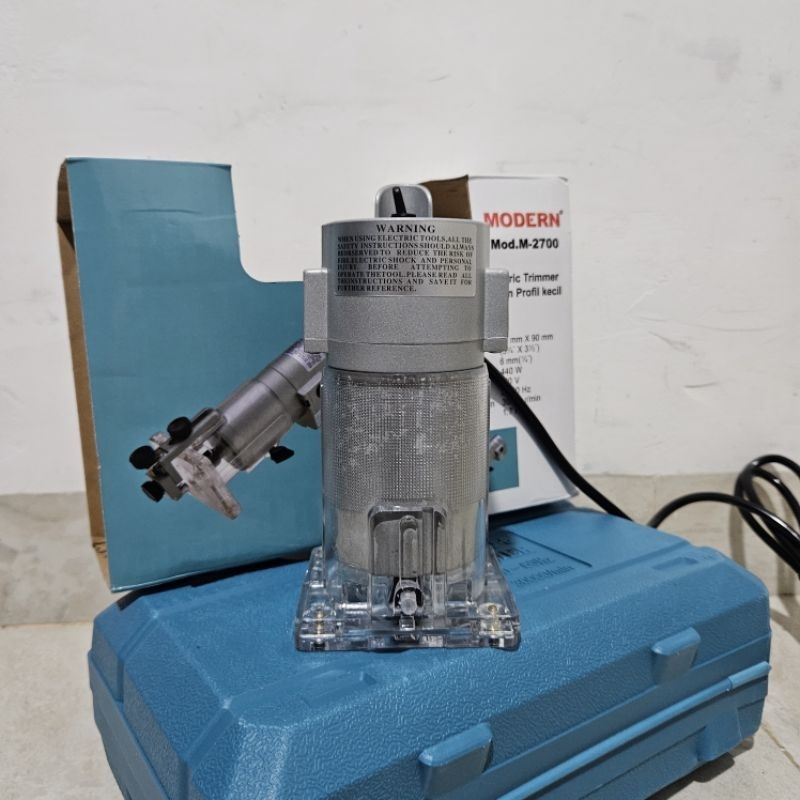 MESIN KAYU Modern M-2700 Electric Trimmer Small Wood Profile Machine 82 ...