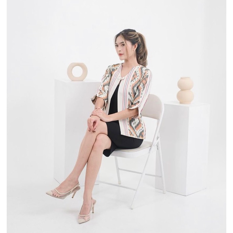Furing Layered Women's Outer Toraja Woven Blazer | Shopee Philippines