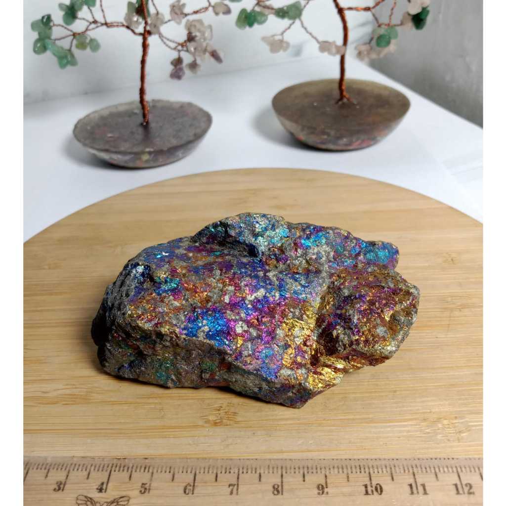 Rough Rainbow Pyrite Chalcopyrite Peacock Mystic Ore Natural Stone (9 ...