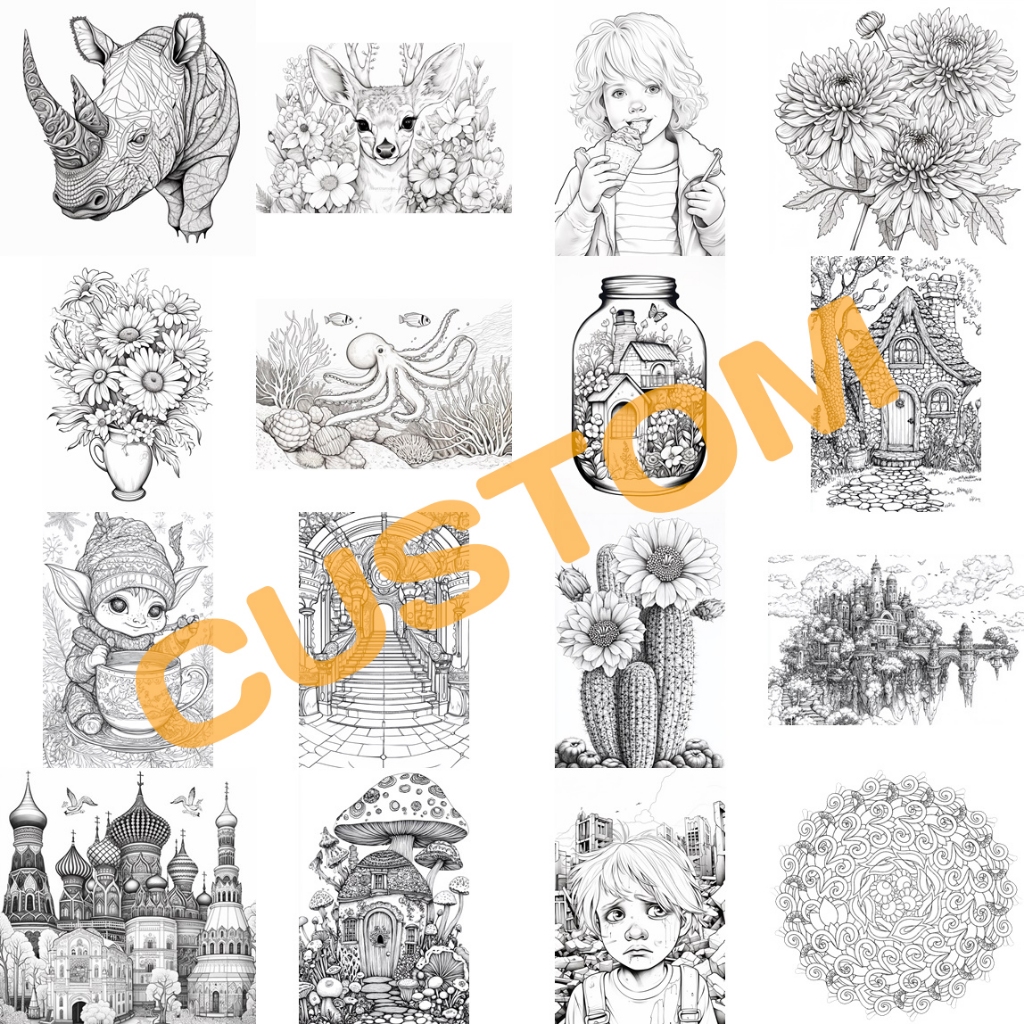 Print Coloring A5 Thick Paper/Cardboard | Shopee Philippines