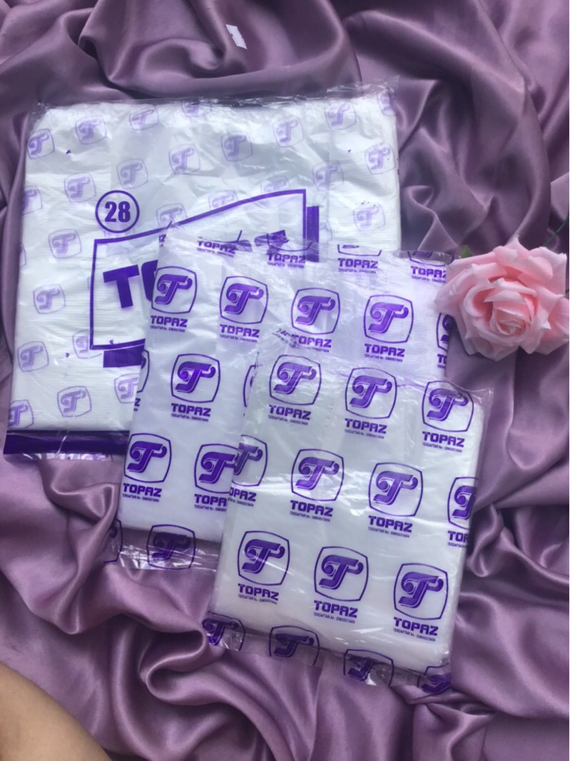 Big!!! At shopee TOPAZ CRACKLE POUCH TRANSPARENT SMALL MEDIUM LARGE ...